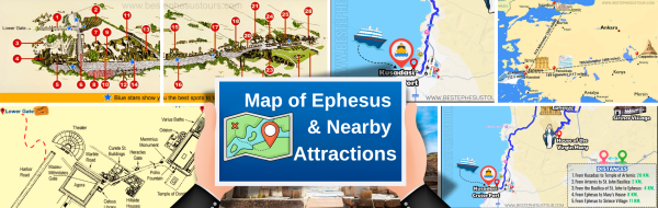 Map of Ephesus Ancient City | Best Ephesus Tour